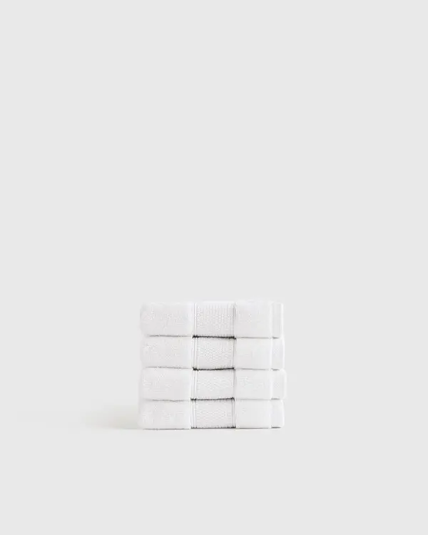 Quince Classic Organic Turkish Cotton Washcloth - White