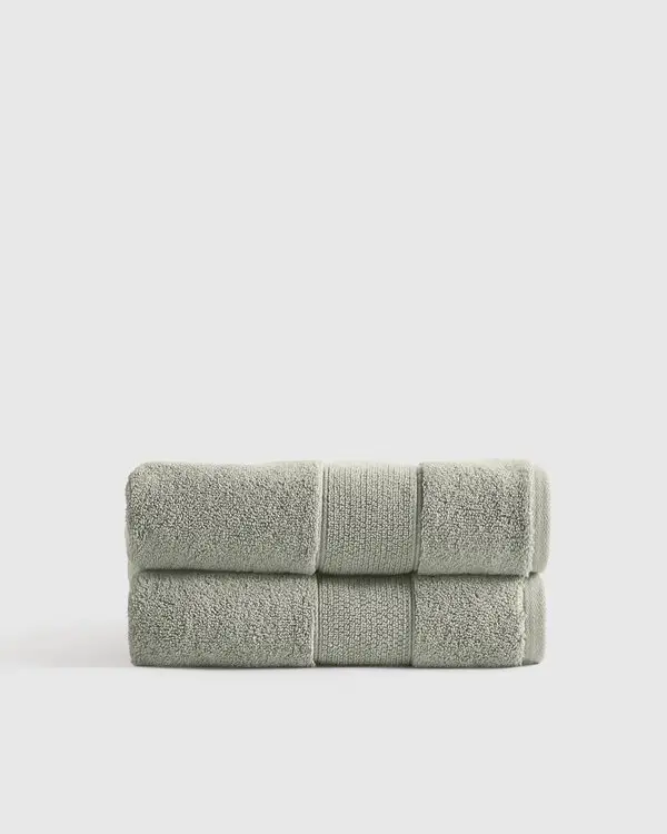 Quince Classic Organic Turkish Cotton Hand Towel - Sage