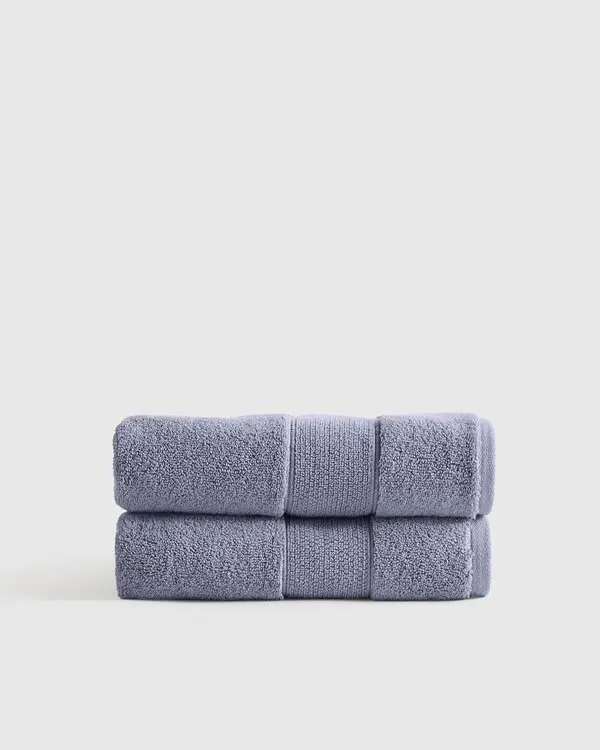 Quince Classic Organic Turkish Cotton Hand Towel - Twilight Blue