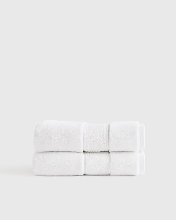 Quince Classic Organic Turkish Cotton Hand Towel - White