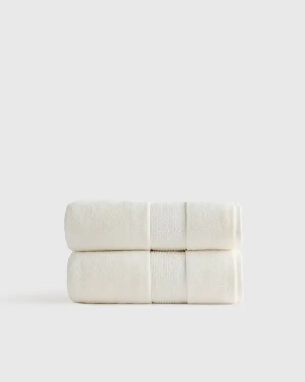 Quince Classic Organic Turkish Cotton Bath Towel - Ivory