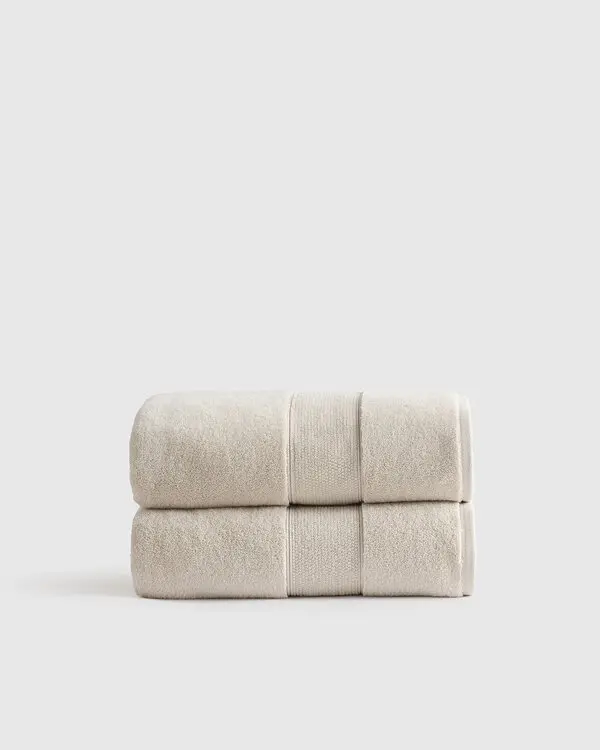 Quince Classic Organic Turkish Cotton Bath Towel - Oat