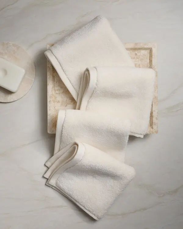 Quince Plush Organic Turkish Cotton Washcloth - Ivory
