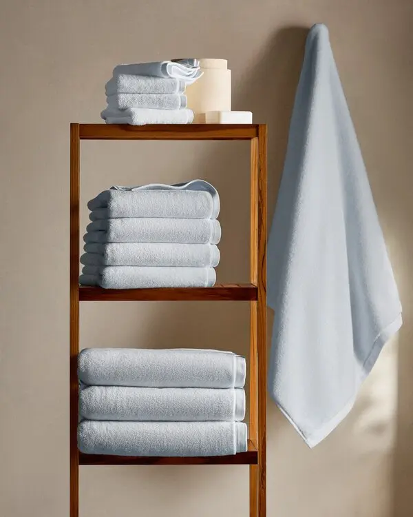 Quince Plush Organic Turkish Cotton Hand Towel - Hydrangea