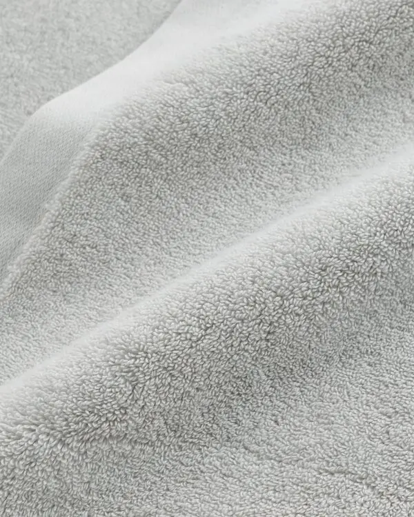 Quince Plush Organic Turkish Cotton Bath Towel - Light Grey