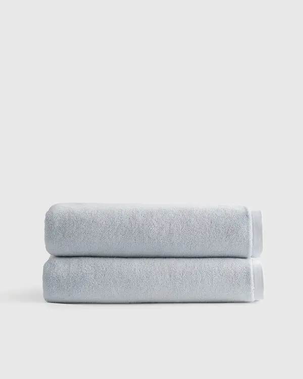 Quince Plush Organic Turkish Cotton Bath Sheet - Hydrangea