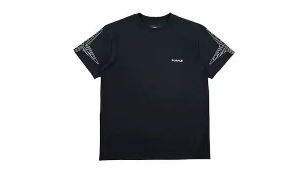 PURPLE BRAND P117hbjs325 Hwt Jersey Short Sleeve Tee Shirt - Black
