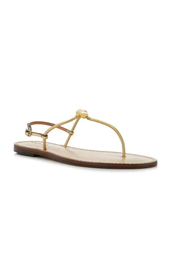 AMANU The Naivasha Leather Flat Sandals