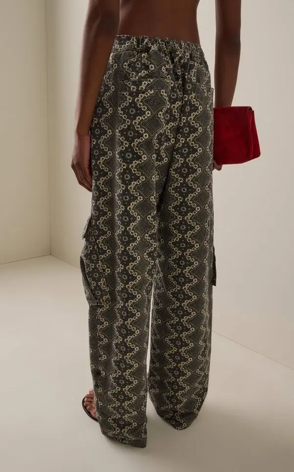 Rachel Comey Axis Printed Cotton Cargo Pants