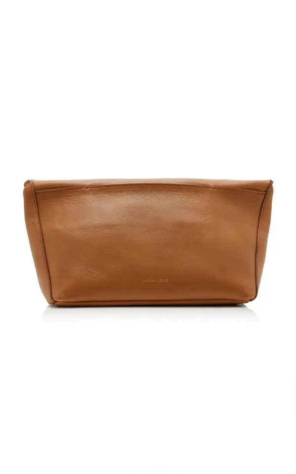 Janessa Leoné Small Auden Leather Clutch Bag