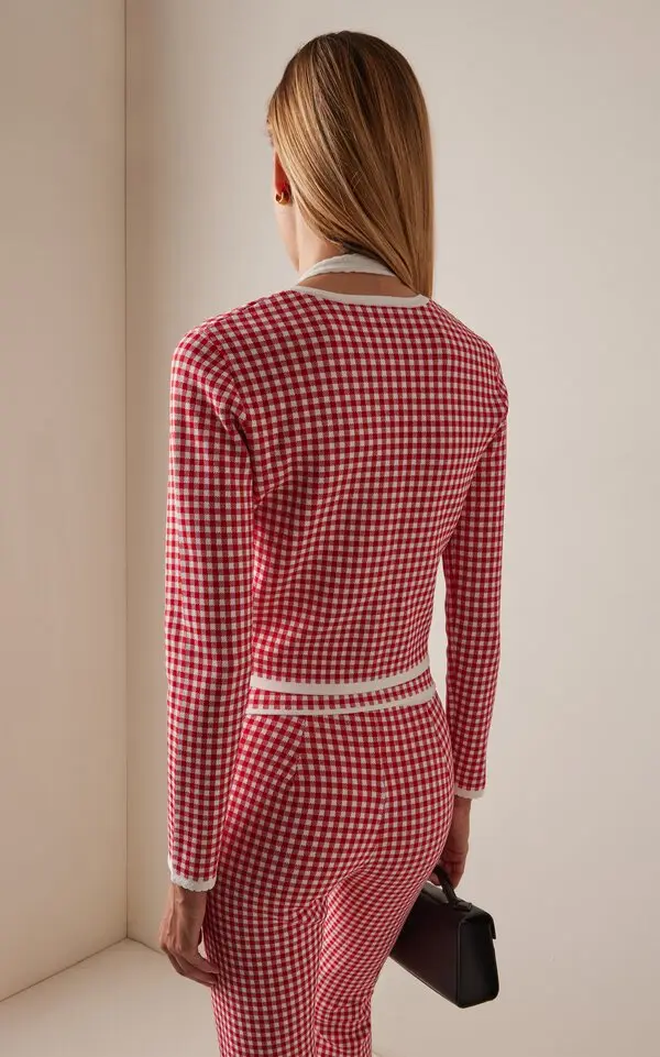 Posse Micah Gingham Knit Cardigan