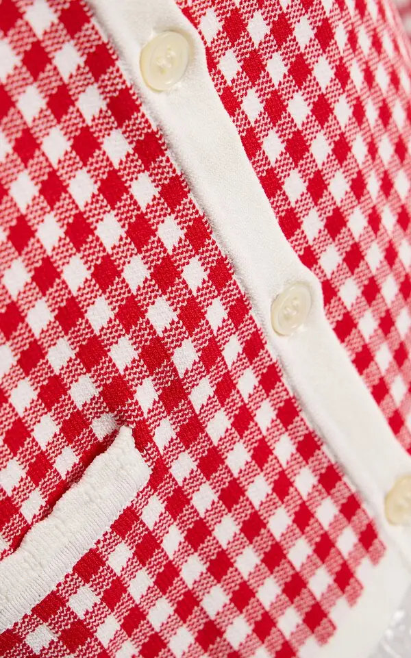 Posse Micah Gingham Knit Cardigan