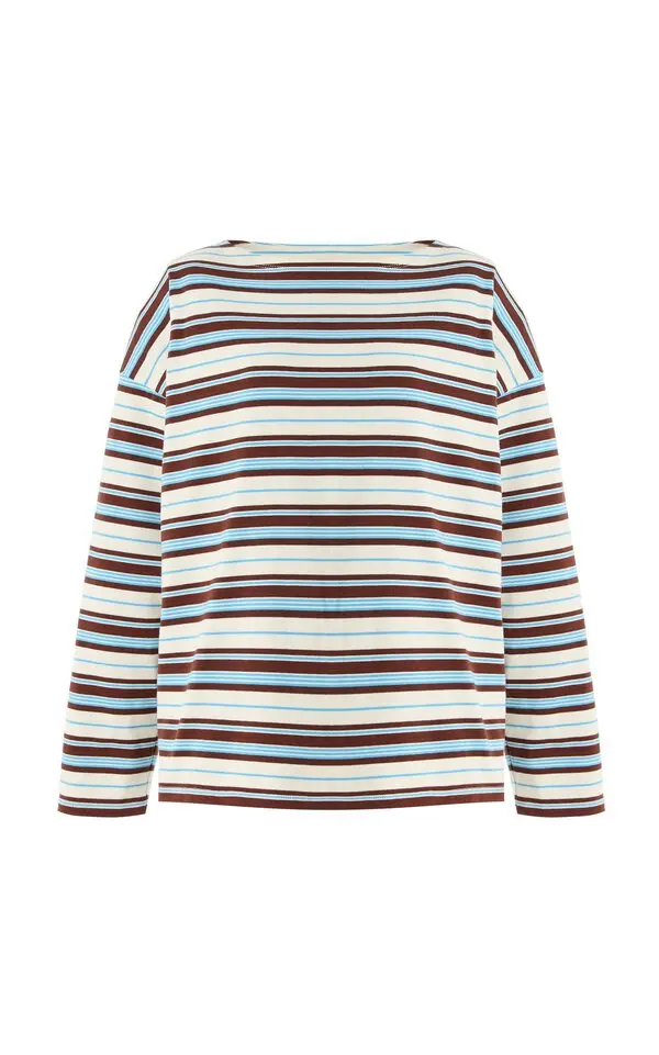 Posse Nadine Striped Cotton Top - Multi