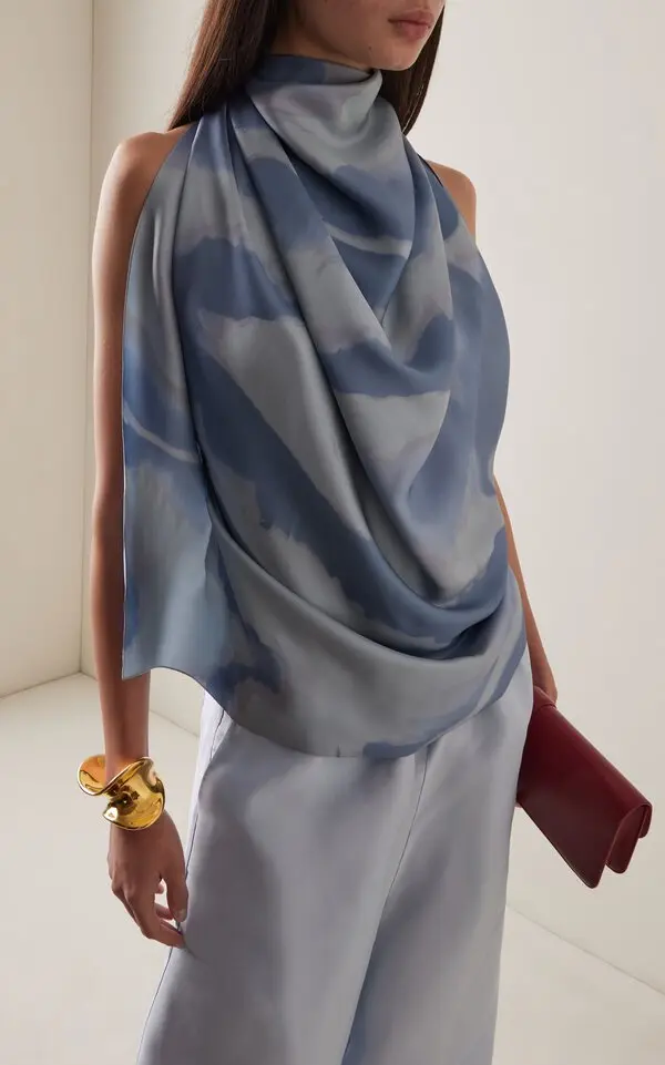 KALLMEYER Exclusive Silk Scarf Top