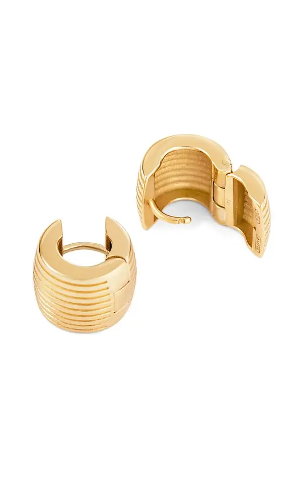 IVI Aurelia Round Huggies In Plated