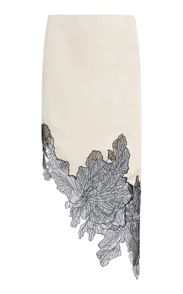 SIRAPOP Winnie Satin Pencil Skirt