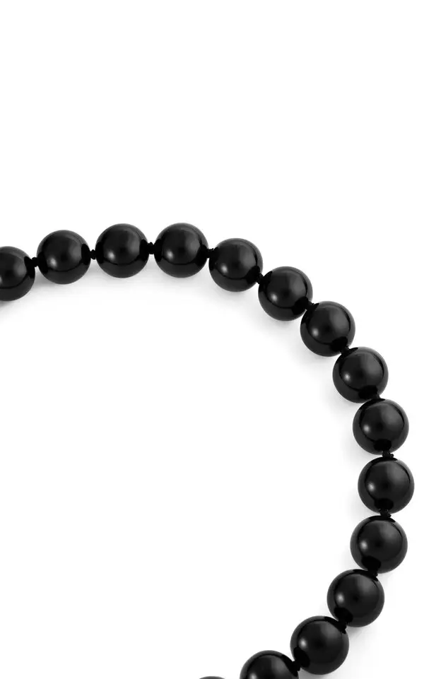 IVI Linda Onyx Necklace With -plated Clasp