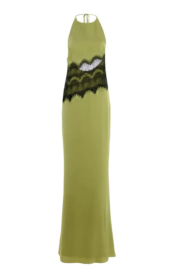 SIRAPOP Kelly Satin Dress - Green