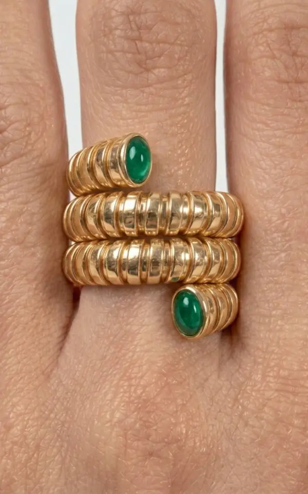 IVI Gaia Triple Twist Ring