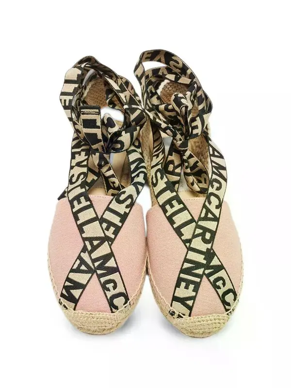 Stella McCartney Gaia Logo-strap Espadrilles