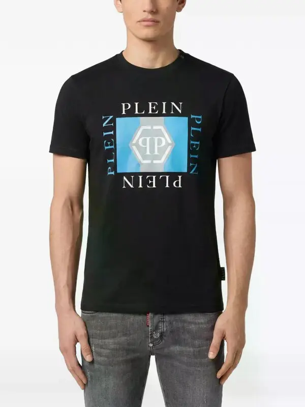 Philipp Plein Jersey T-shirt Plein Pp - Black