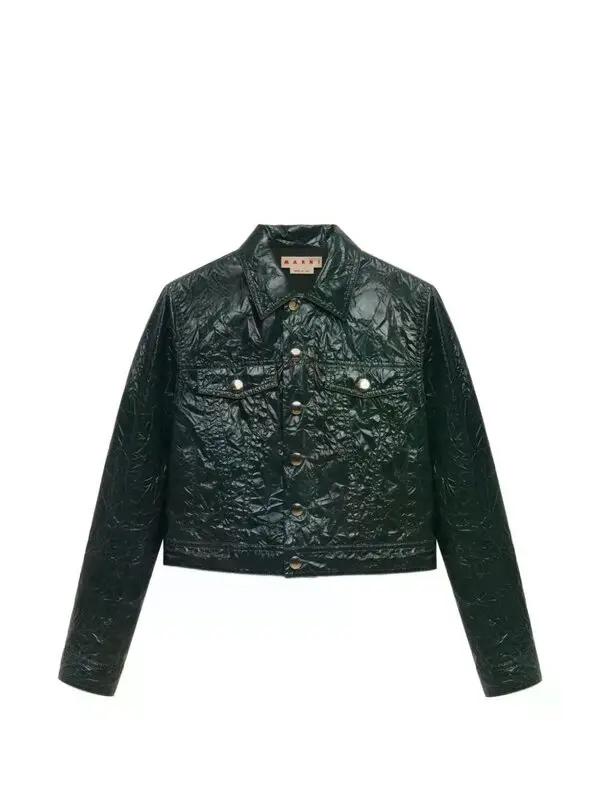 Marni Crinkled-finish Jacket