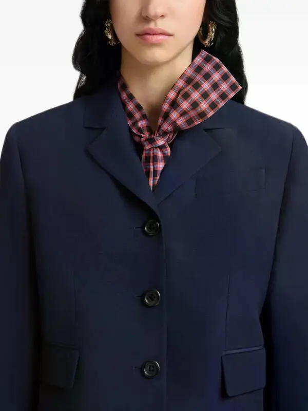 Marni Deep Techno Wool Jacket