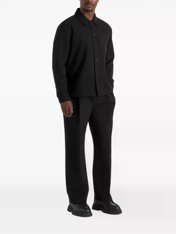 Manière De Voir Valentin In Tailored Overshirt - Black