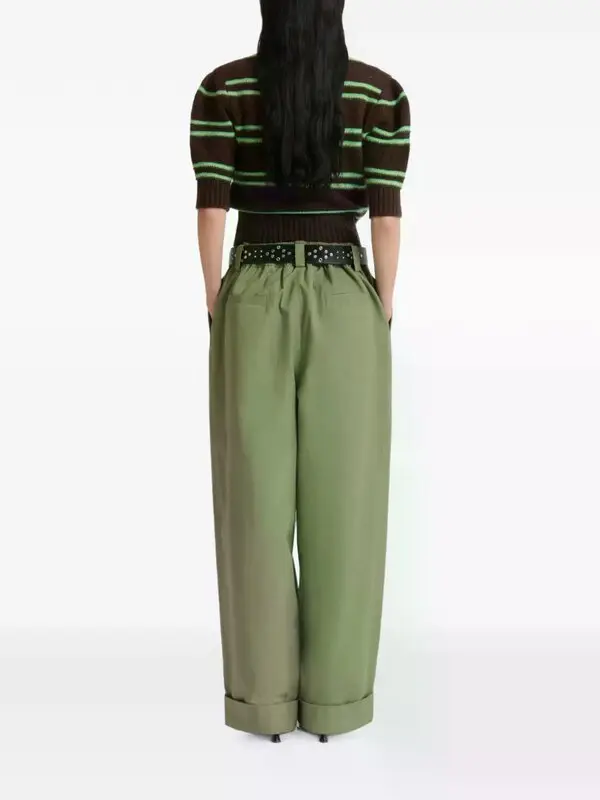 Marni Canvas Pleated Trousers