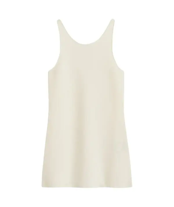 TOTEME Compact Knit Sleeveless Tank - White