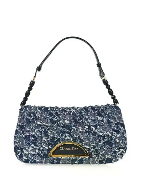 Dior Malice Denim Shoulder Bag - Blue