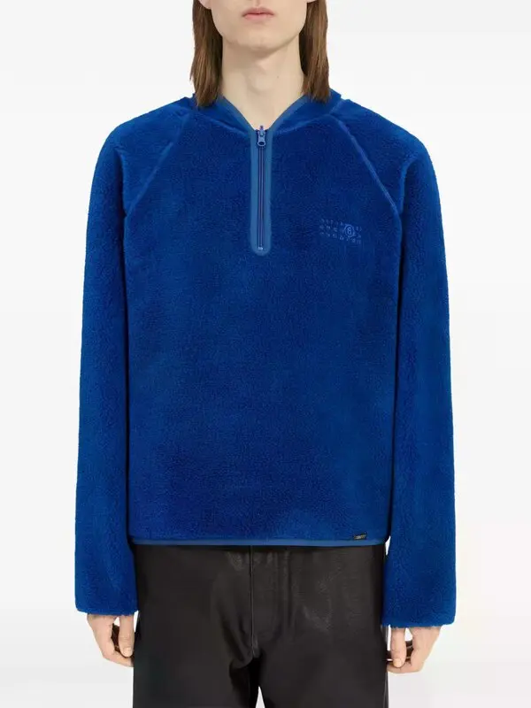MAISON MARGIELA Reversible Teddy Fleece Sweatshirt