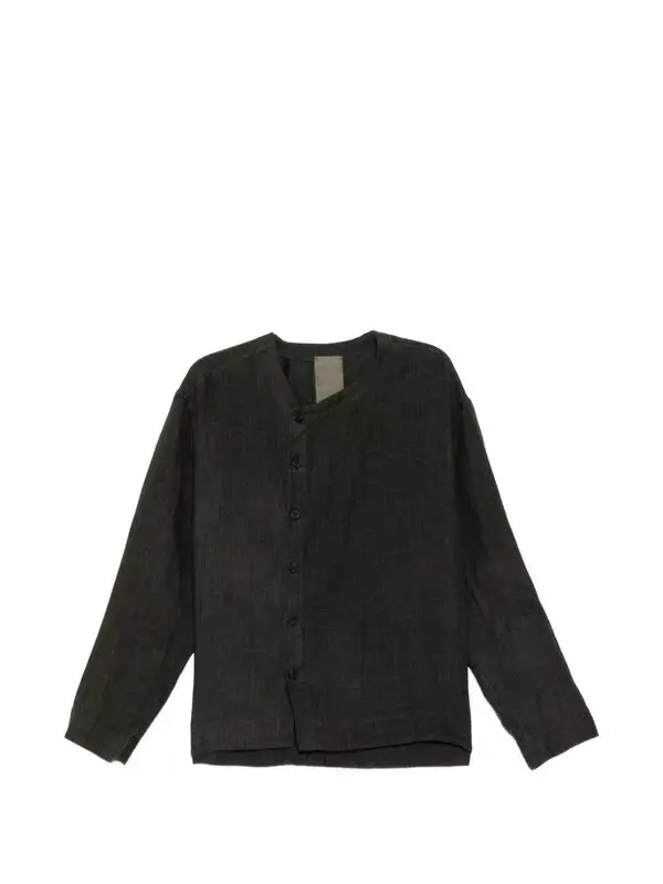 BIEK VERSTAPPEN Linen Shirt - Grey