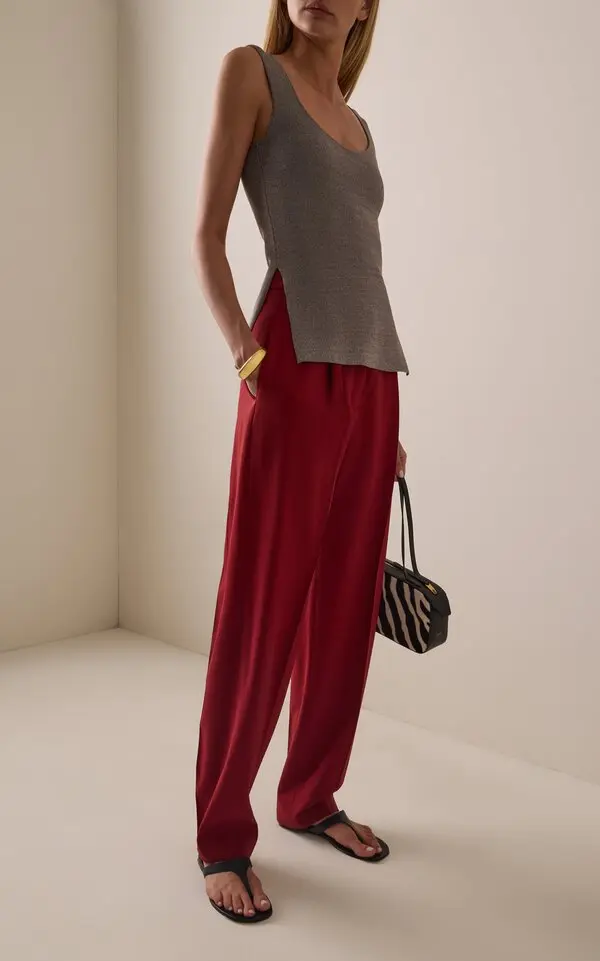 RÓHE Ribbed Wool Tank Top