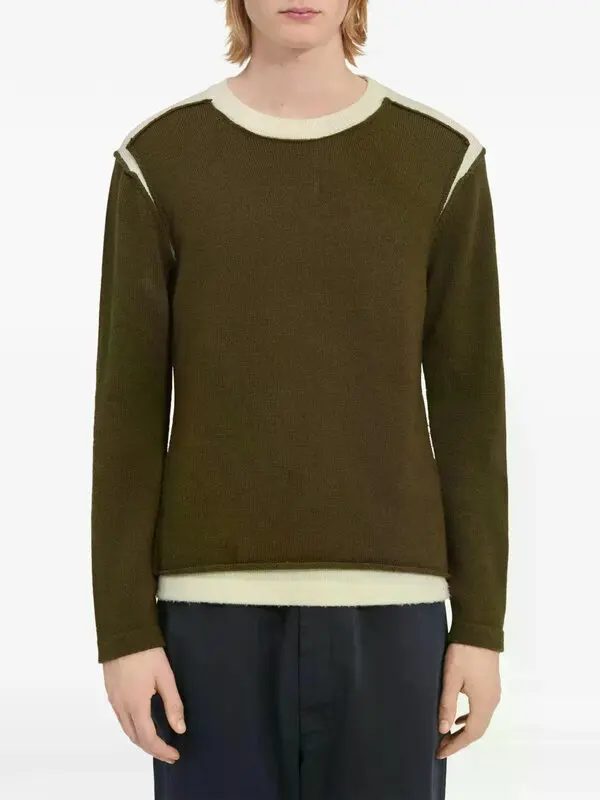 MAISON MARGIELA Asymmetrical Crew Neck Jumper