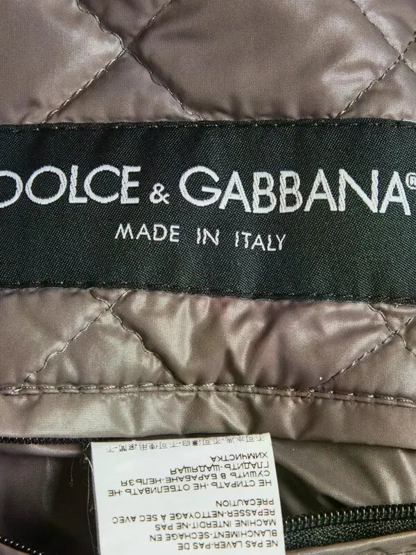 Dolce & Gabbana Sleeveless Fur-trimmed Denim Jacket