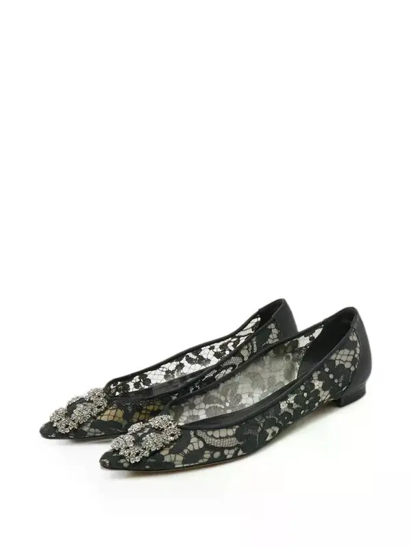 Manolo Blahnik Hangisi Ballet Flats