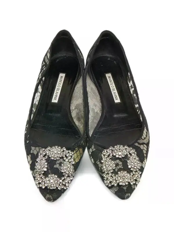 Manolo Blahnik Hangisi Ballet Flats