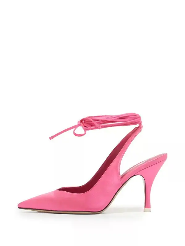 Attico Venus Ankle-wrap Heeled Pumps