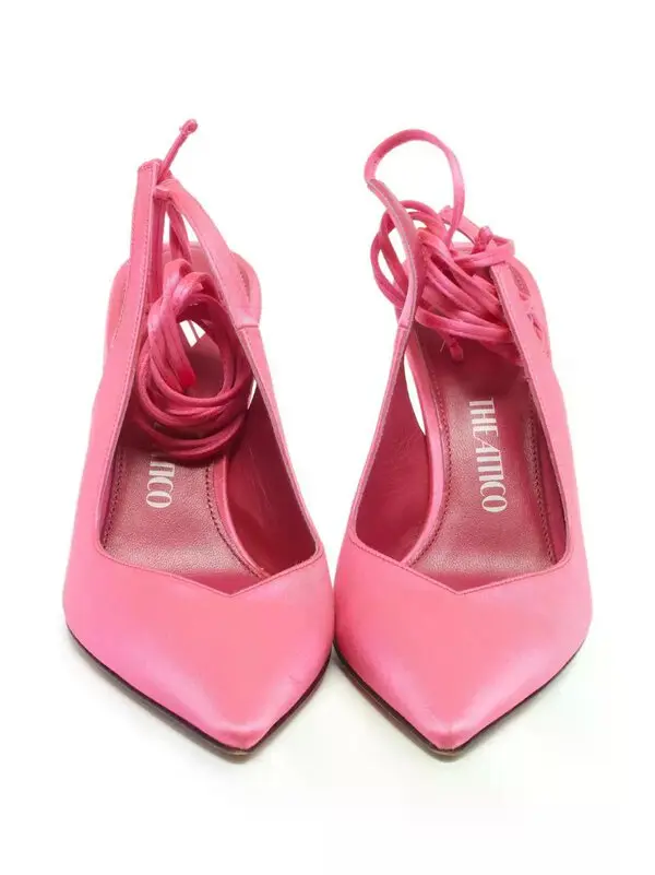 Attico Venus Ankle-wrap Heeled Pumps