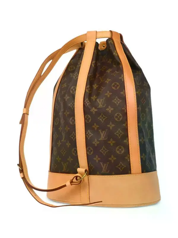 LOUIS VUITTON Monogram Randonnee Gm Bucket Bag