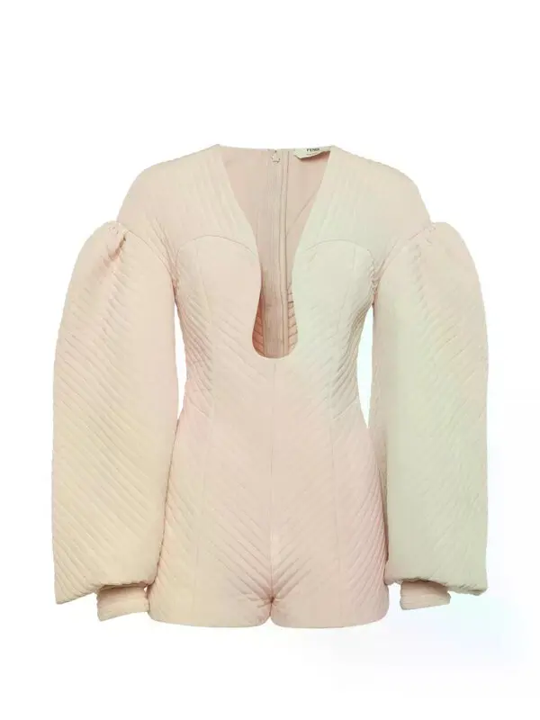 Fendi Padded Jumpsuit - Pink