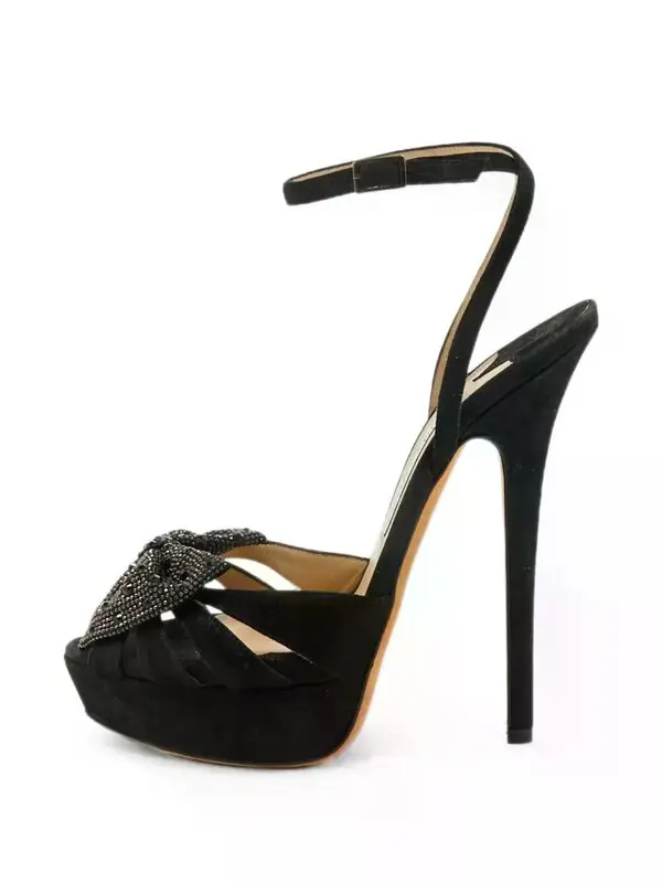 JIMMY CHOO Embellished Platform Sandals