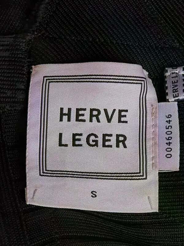 Herve Leger Bandage V-neck Dress
