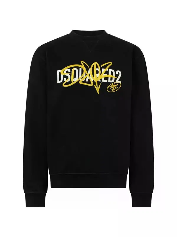 Dsquared2 Cool Fit Graffiti Print Sweatshirt