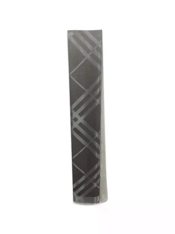 Burberry Ombre Check Shawl - Grey