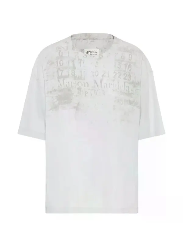MAISON MARGIELA Numeric-print Cotton T-shirt
