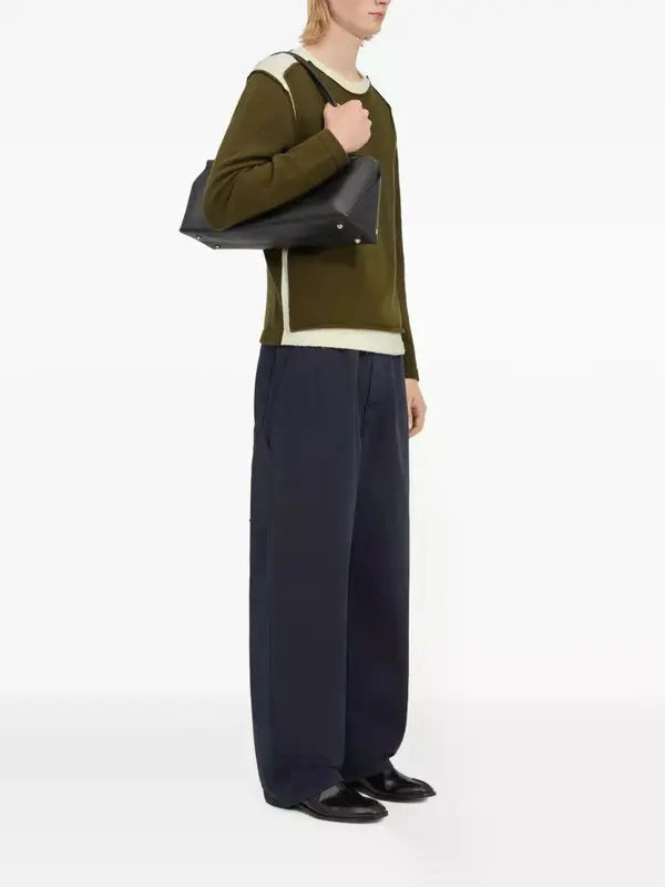 MAISON MARGIELA Crew Neck Jumper With Asymmetrical Detailing