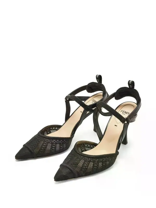 Fendi Colibri Heeled Pumps - Black