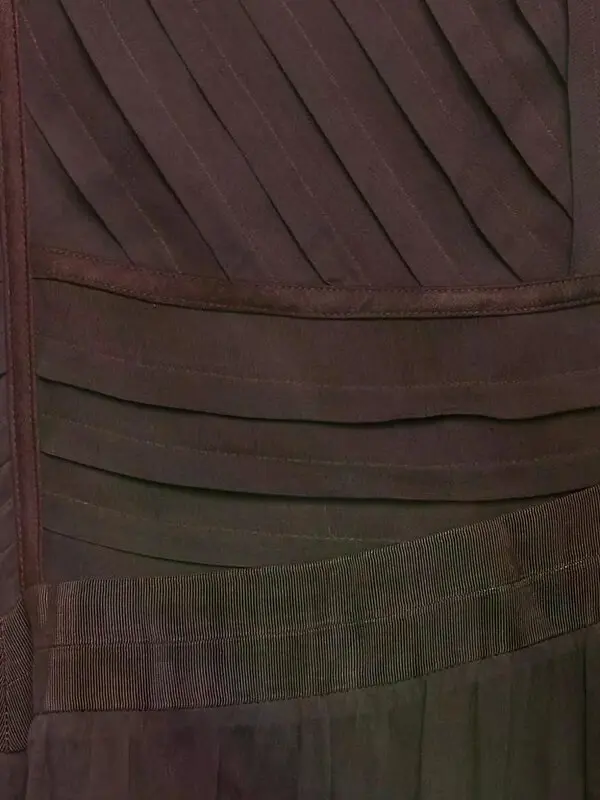 ALLSAINTS Pleated Detail Midi Dress